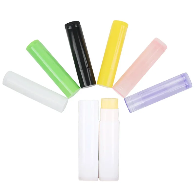 10pcs 5g 5ml Lipstick Tube Lip Balm Containers Empty Cosmetic