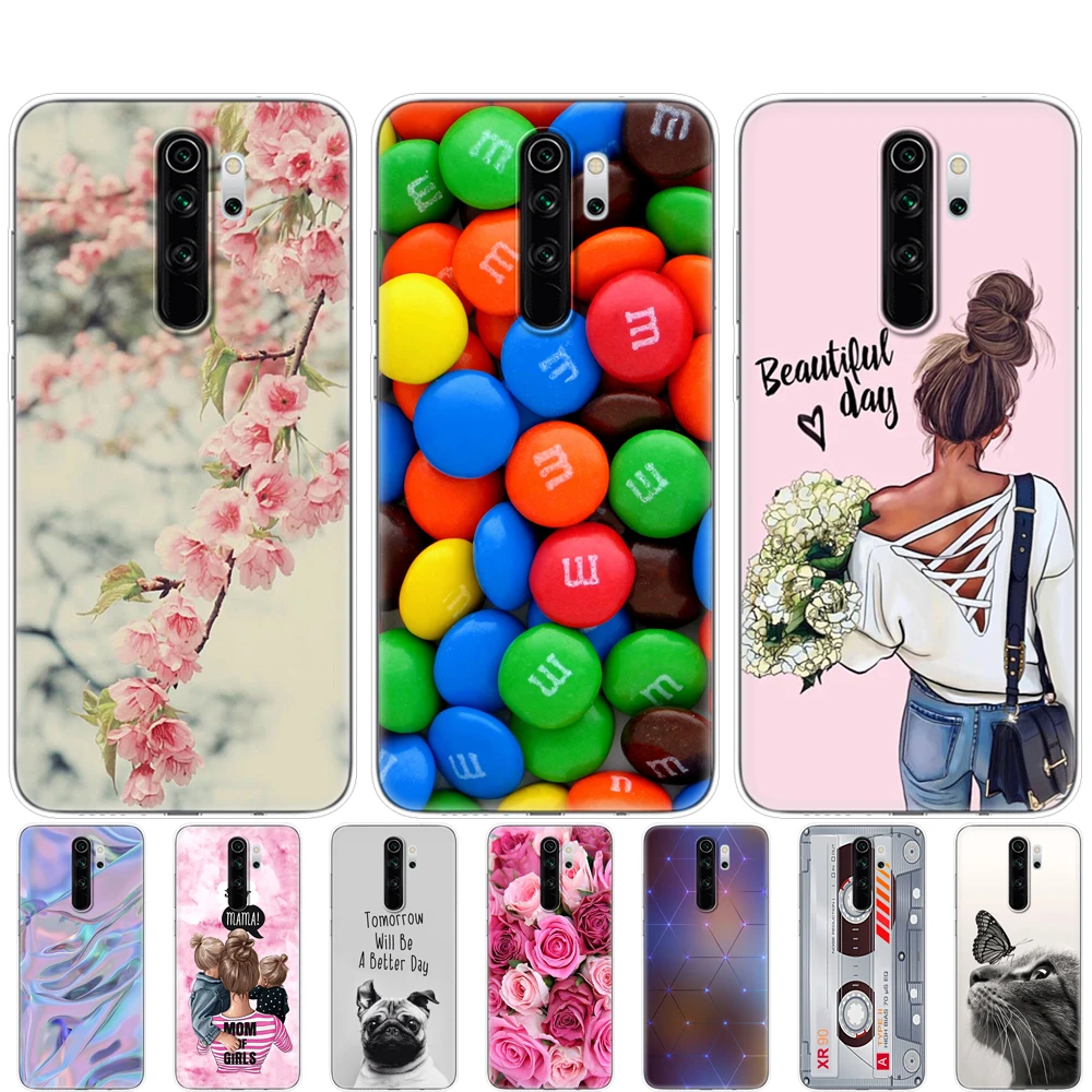 For Xiaomi Redmi Note 8t Case Silicone Painting Soft Tpu For Redmi Note ...