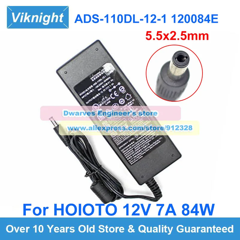 Genuine-ADS-110DL-12-1-120084E-Switching-Power-Adapter-12V-7A-84W-AC ...