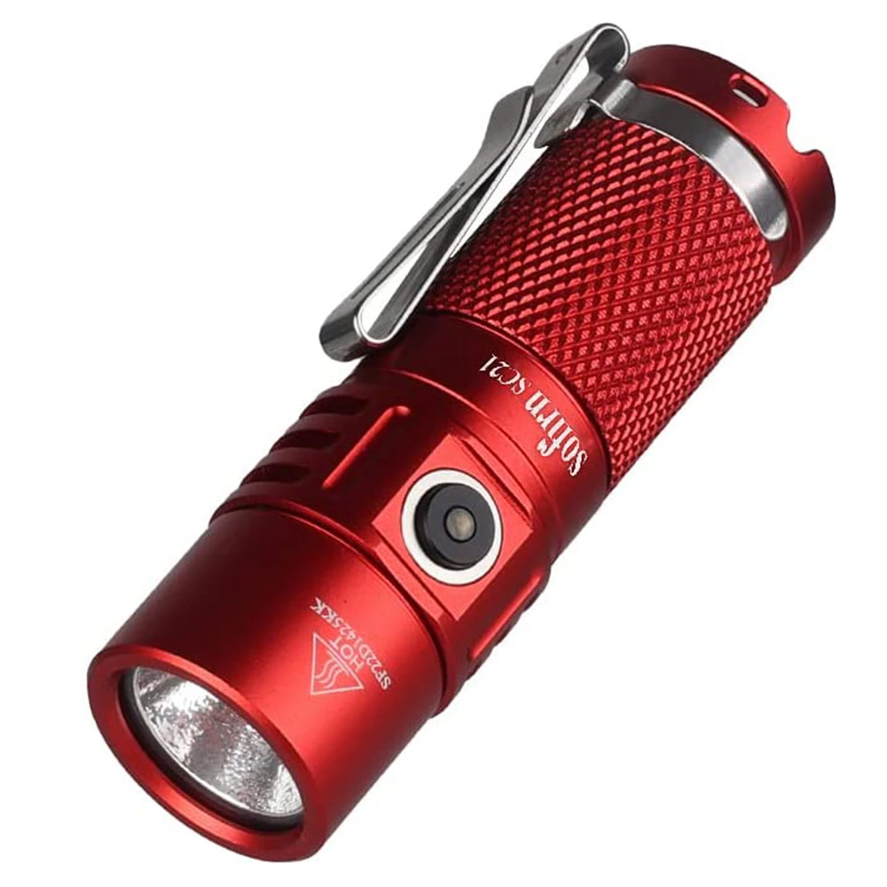 Sofirn SC21 Mini 16340 LED Flashlight USB C 1000lm Rechargeable EDC ...