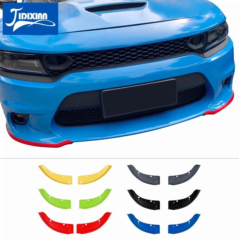 JIDIXIAN Car Front Bumper Splitter Protector Lip Spoiler Diffuser Guard ...