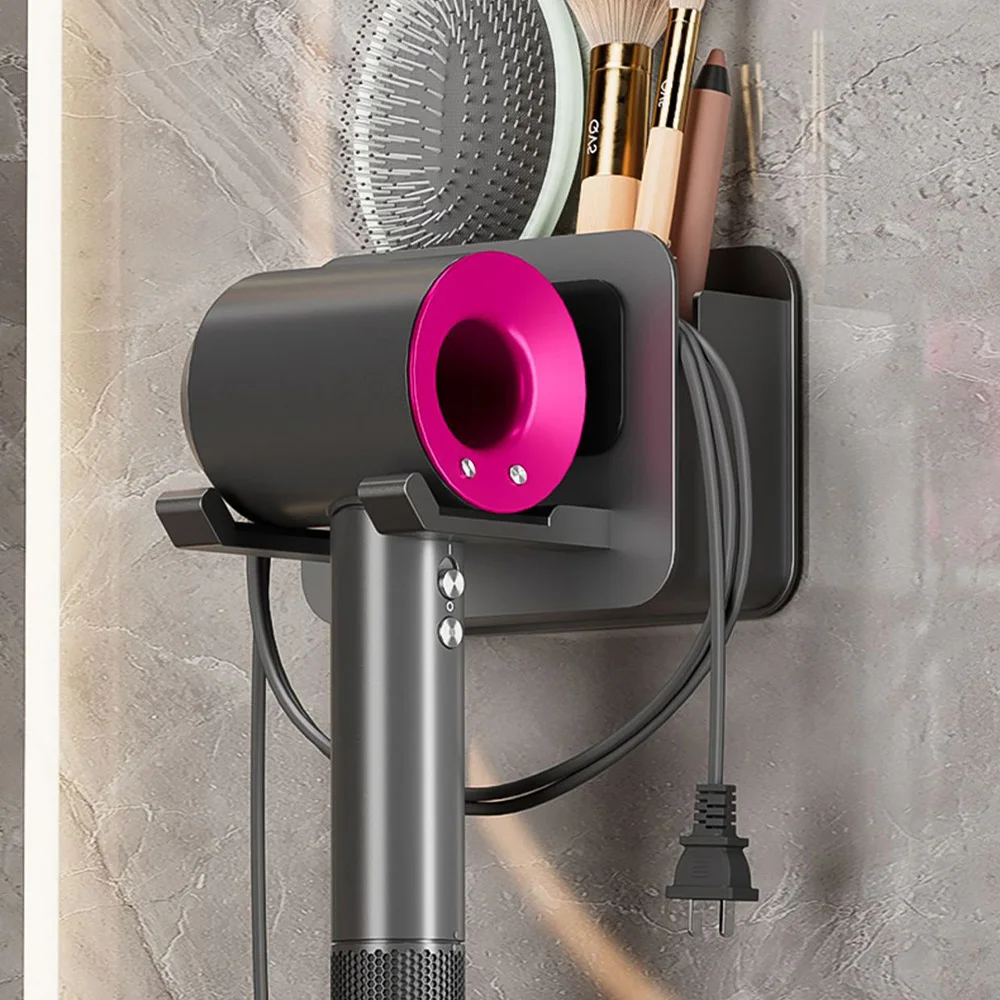 Hair-Dryer-Holder-Wall-Mounted-Dryer-Cradle-Hairdryer-Support-Bathroom ...