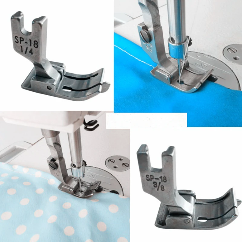 Metal Presser Foot SP-18 Industrial Sewing Machine Flat Car Moving Edge ...