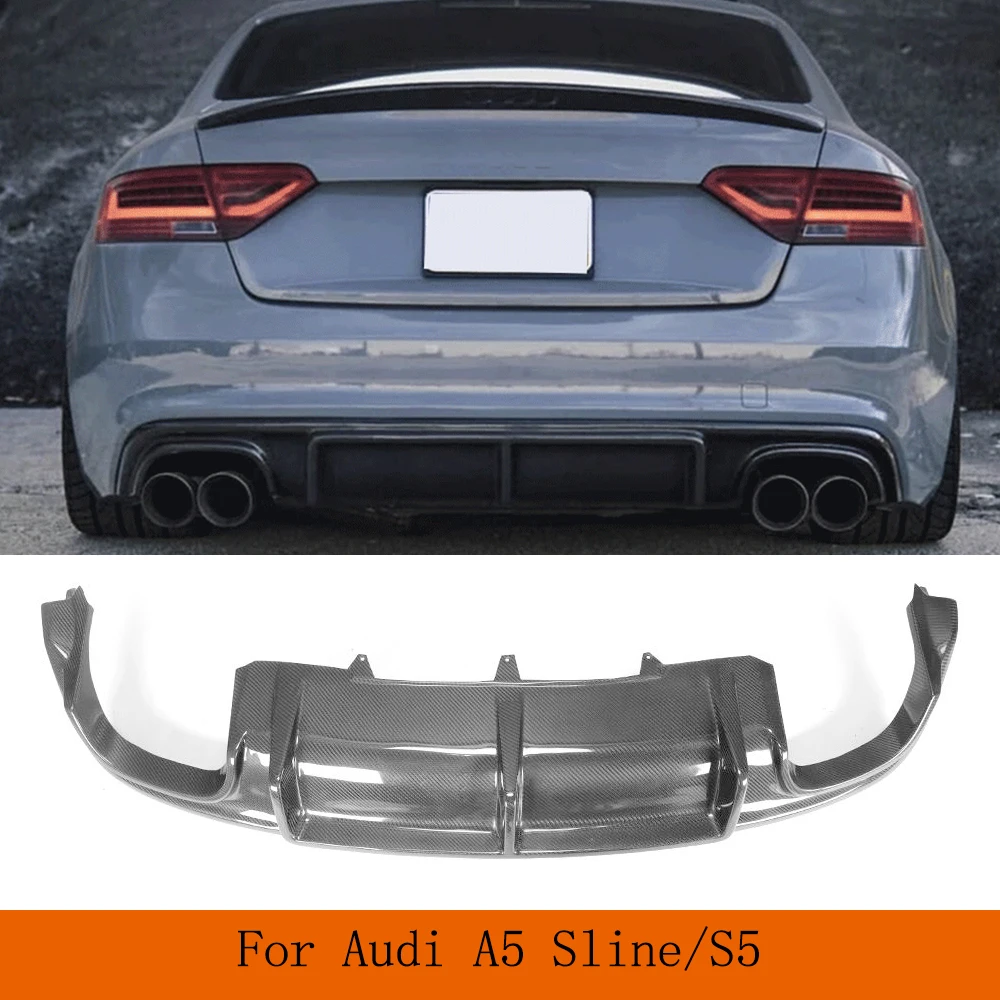 Carbon-Fiber-Car-Rear-Diffuser-Facelift-for-Audi-A5-Sline-S5 ...