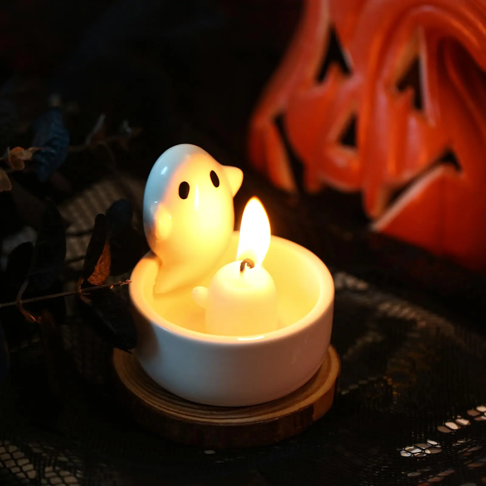 Ghost-Candlesticks-Halloween-Ceramic-Ghost-Candlestick-Aromatherapy ...