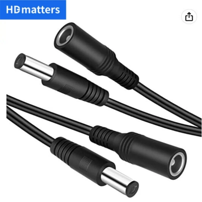 DC-extension-cord-Power-Jack-DC-5-5x2-1mm-extension-cable-3M-10ft-5-5X2 ...