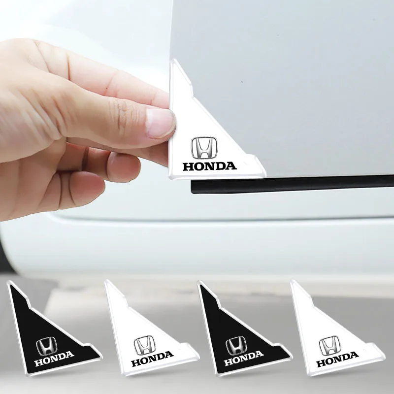 4Pcs Car Door Corner Protection Decals Stickers For Honda Civic Accord ...