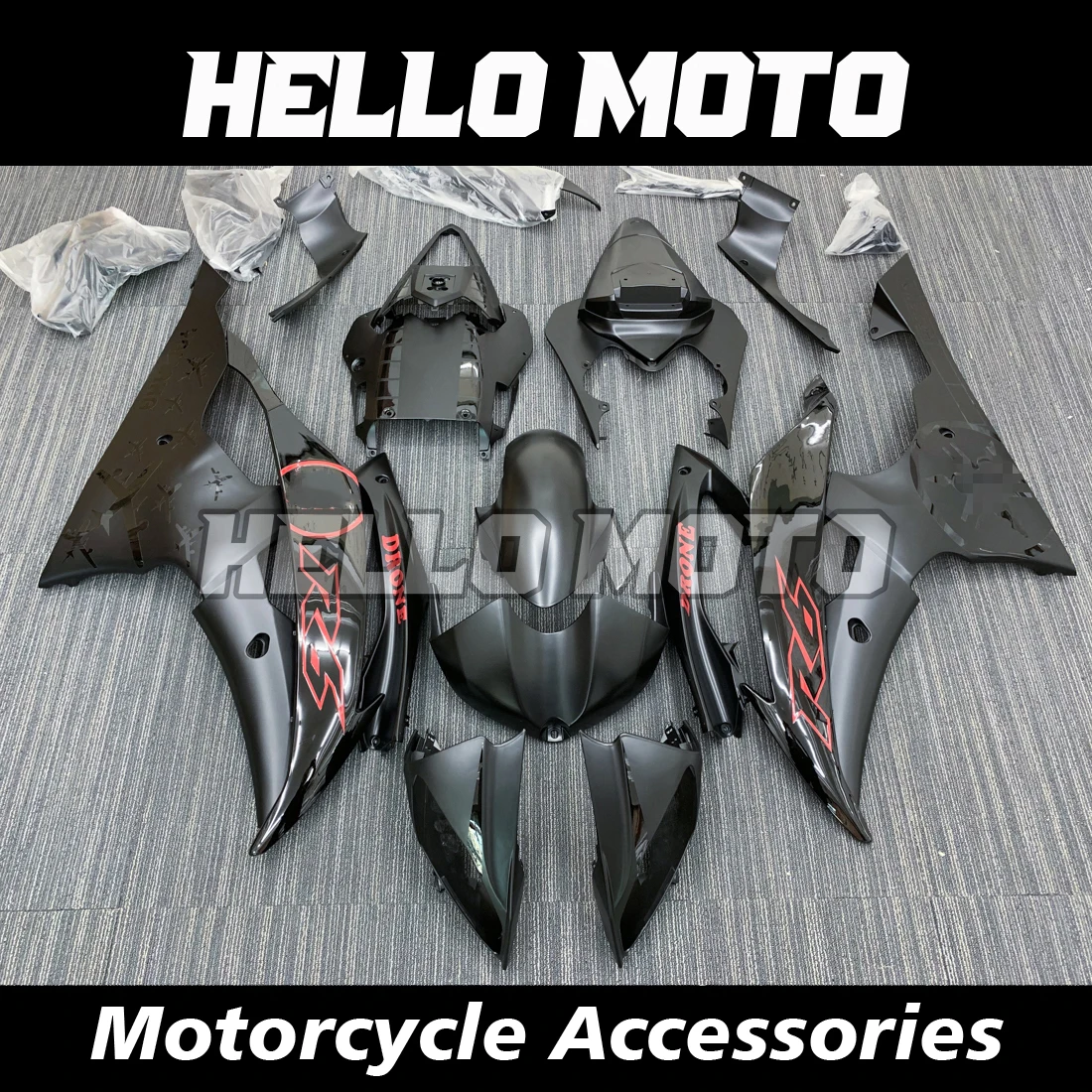 New Abs Injection Molding Fairings Kits Fit For Yzf-r6 Yzf R6 2008 2009 ...