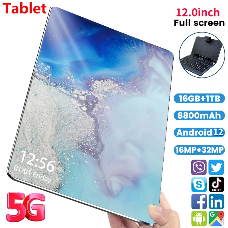 Original-Pad-Pro14-5G-12Inch16GBRam-1TBRom-Android12-Tablet-PC-8800MAh ...