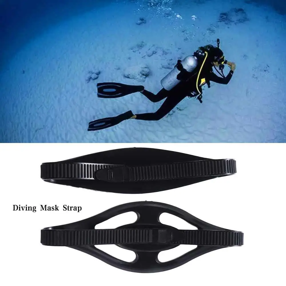 New-Rubber-Diving-Snorkeling-Swimming-Mask-Strap-Replacement ...