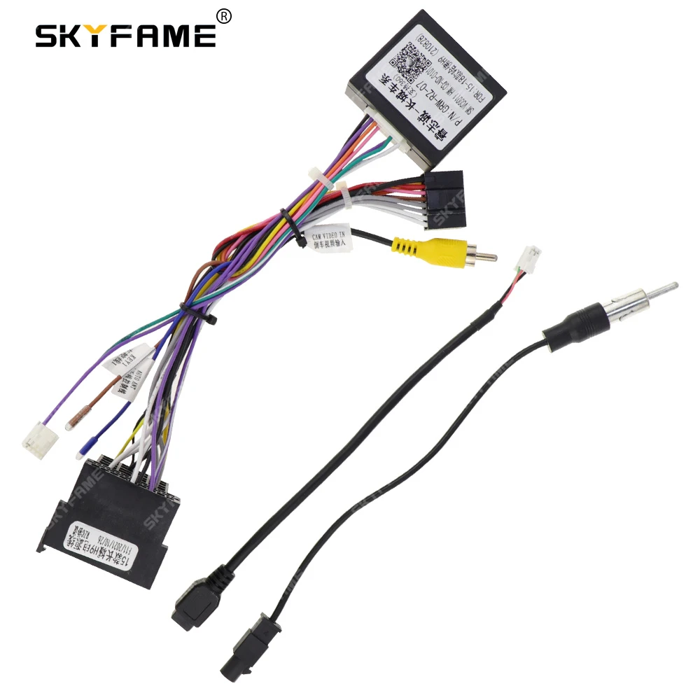 Skyfame 16pin Car Wiring Harness Adapter With Canbus Box Decoder For ...