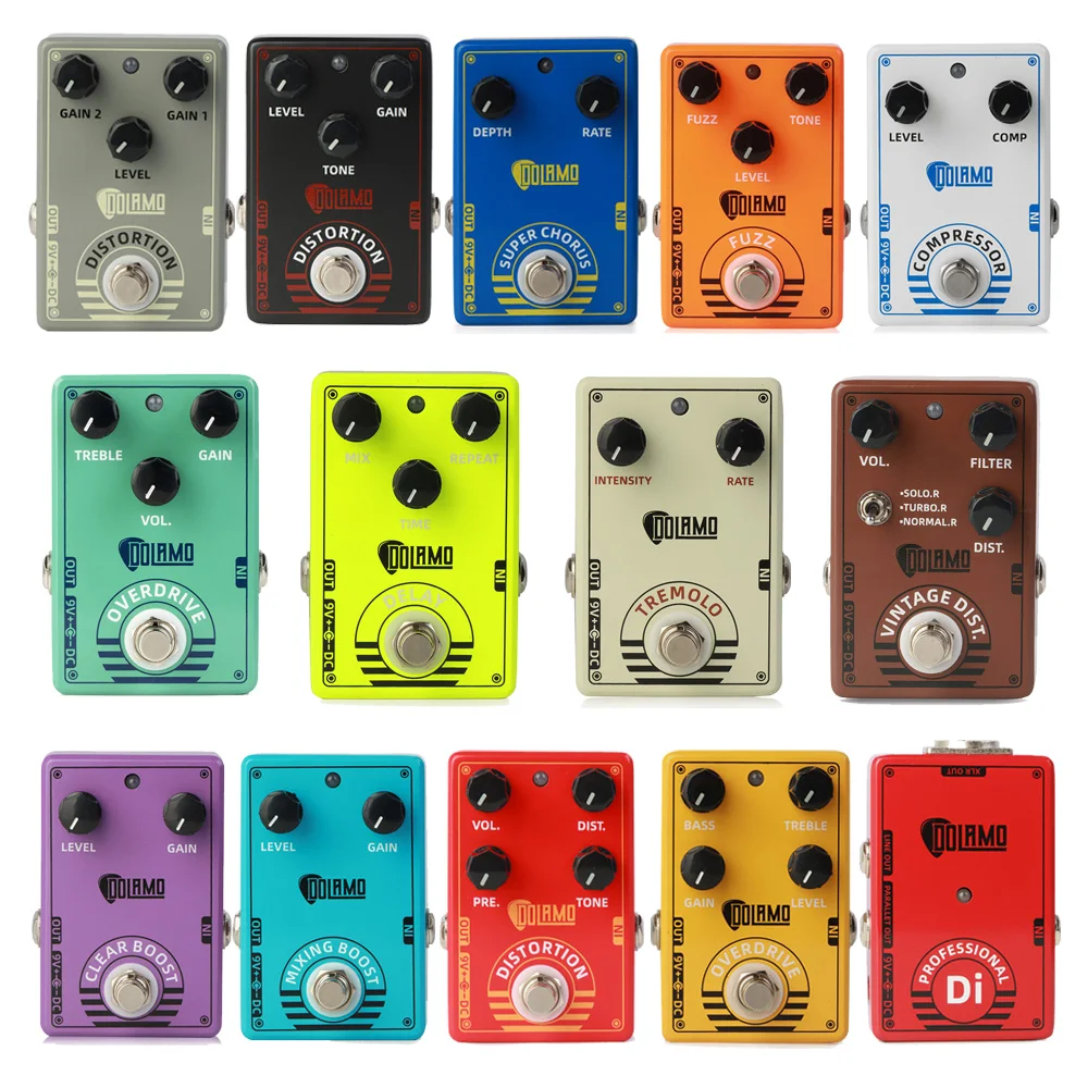 Dolamo Pedal Effect Overdrive Compressor Distortion Tremolo Clear Boost ...