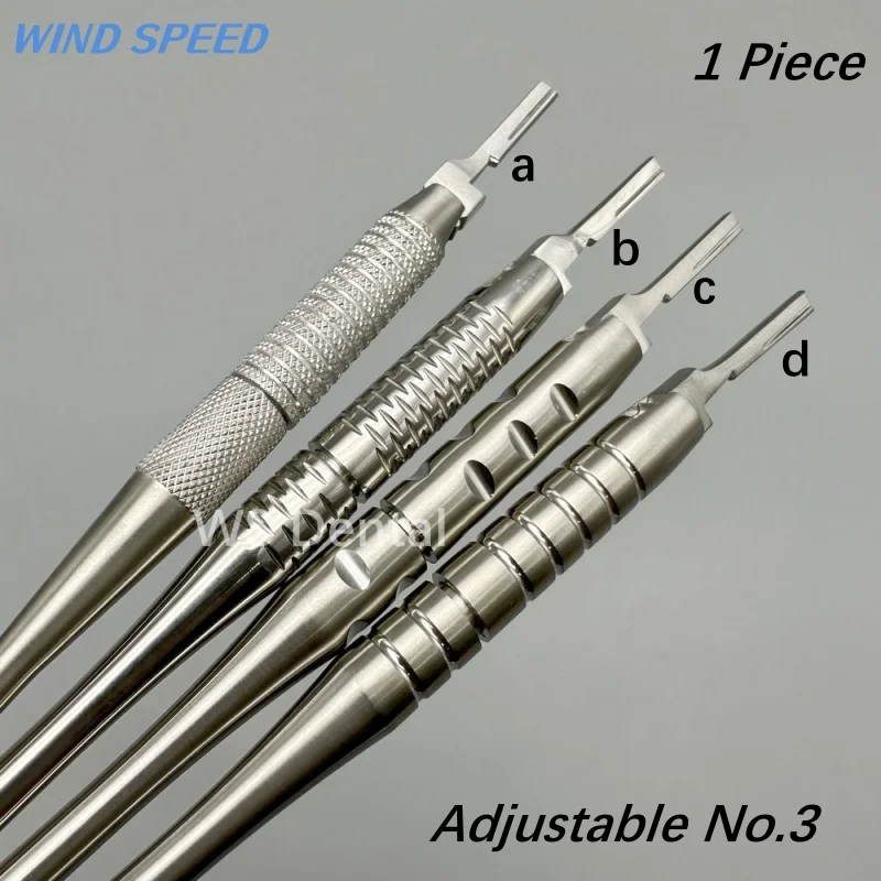 Scalpel Handle No.3 Adjustable 180° Dental Blade Knife Scalpels Handles ...