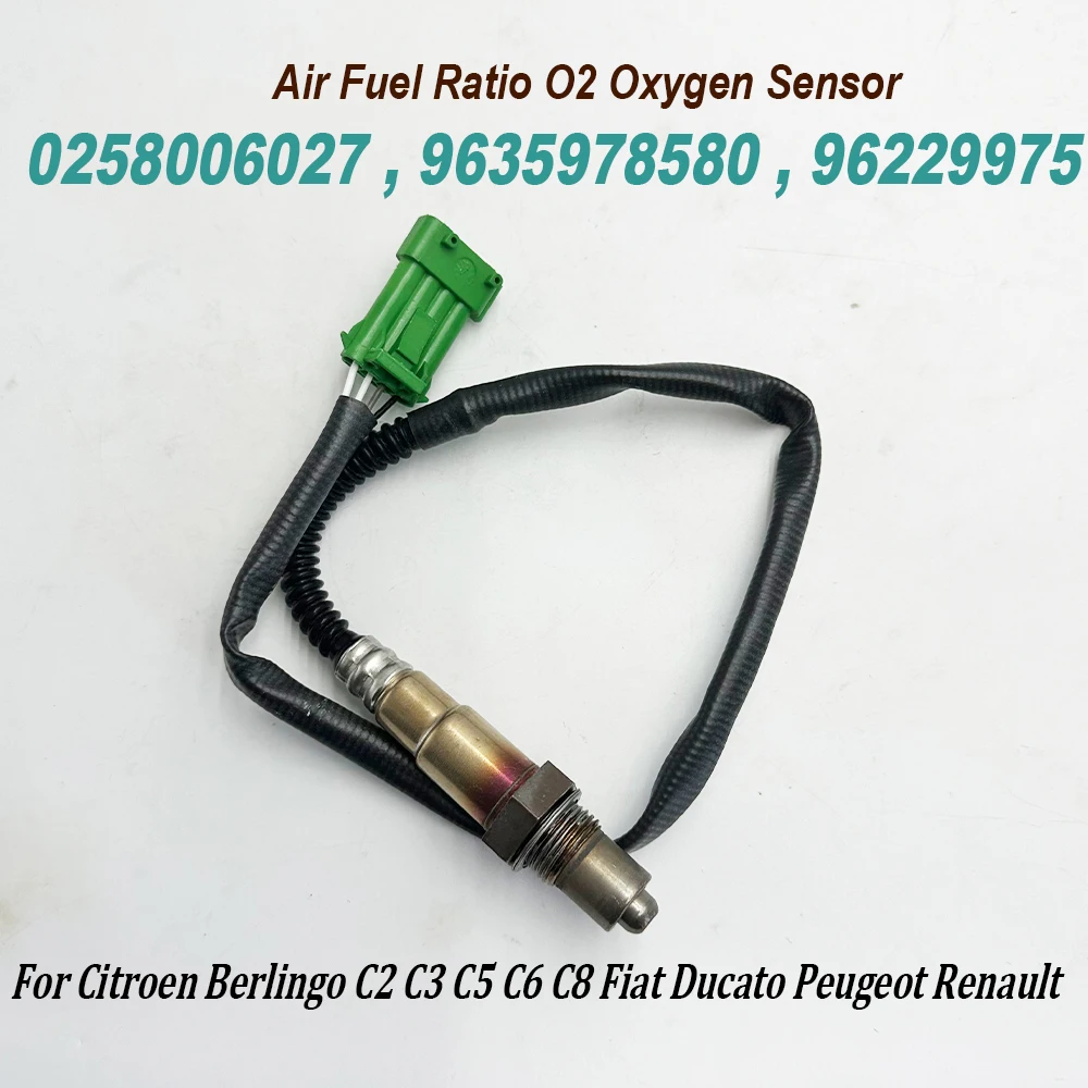 Sensor-de-Oxig-nio-Lambda-para-Citroen-O2-Sensor-0258006027-96359785 ...