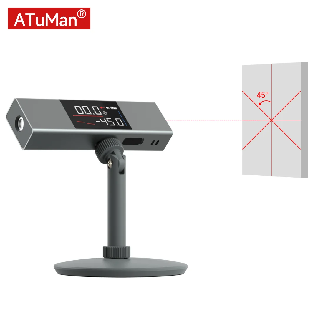 DUKA ATuMan LI1 Laser angle Protractor Casting Instrument Angle Meter ...