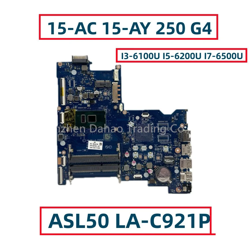 ASL50-LA-C921P-For-HP-15-AC-15-AY-250-G4-Laptop-Motherboard-With-Core ...