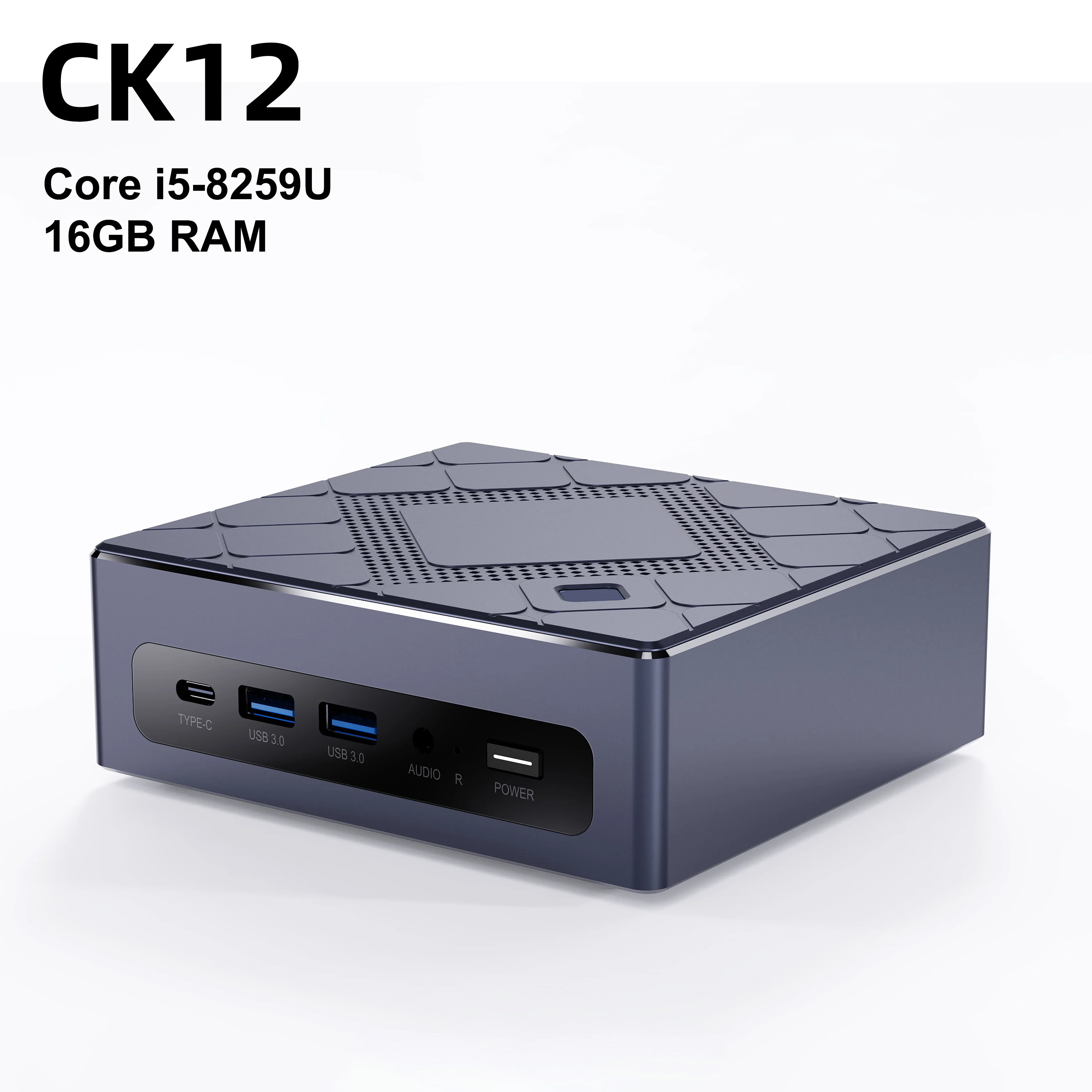 CK12 Mini PC 8th Intel Core i5-8259U (4C/8T,up to 3.8GHz),Mini Computer ...