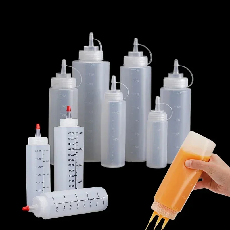 1Pcs-120ml-1000ml-Plastic-Condiment-Squeeze-Bottles-Multipurpose-Squirt ...