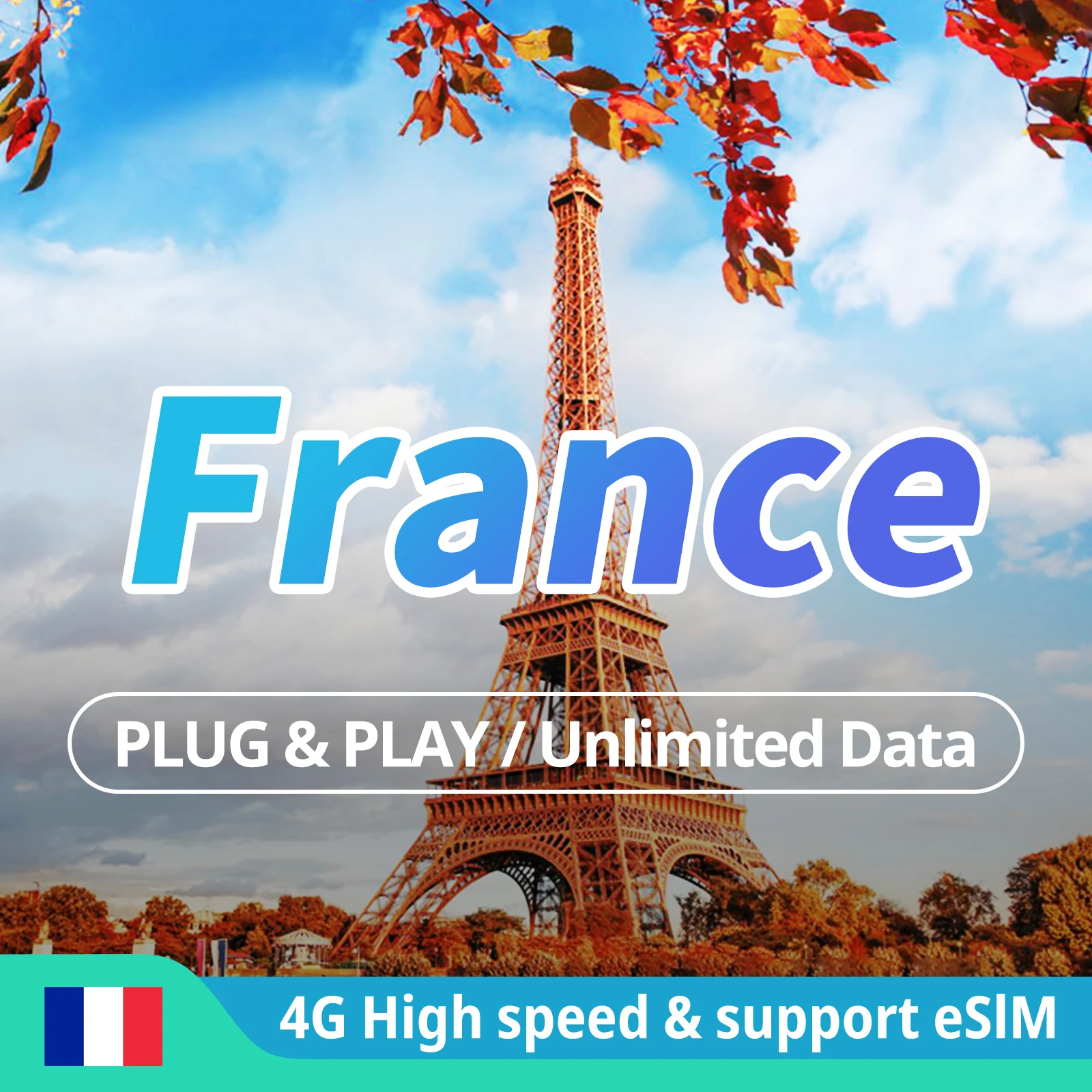 France-Travel-Data-Plan-SIM-Card-Prepaid-carte-sim-france-Europe-UK ...