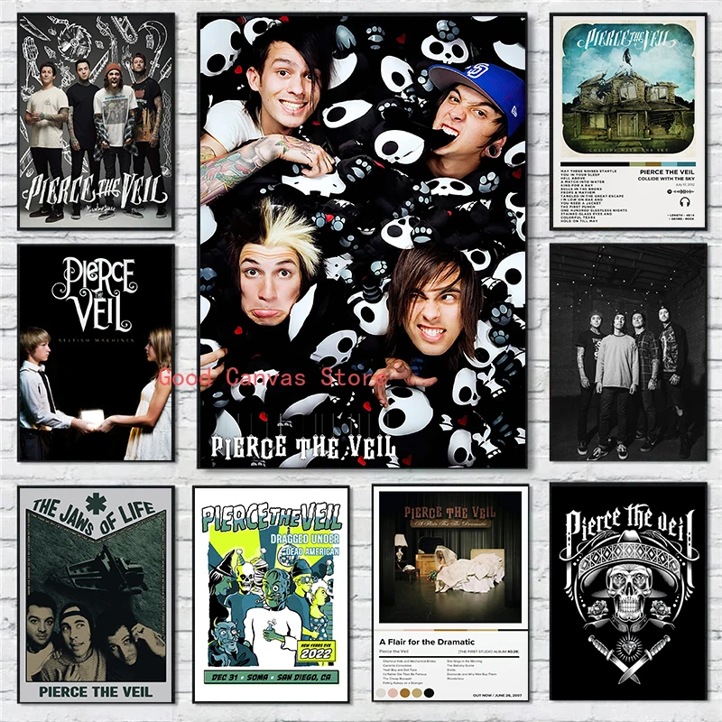 Pierce The Veil Album Collage