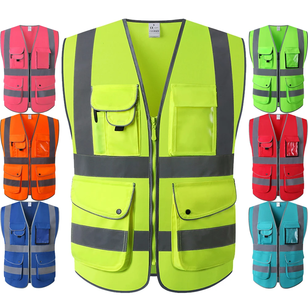 Cycling-Jogging-Safety-Highlight-Reflective-Vest-Night-Work-Security ...