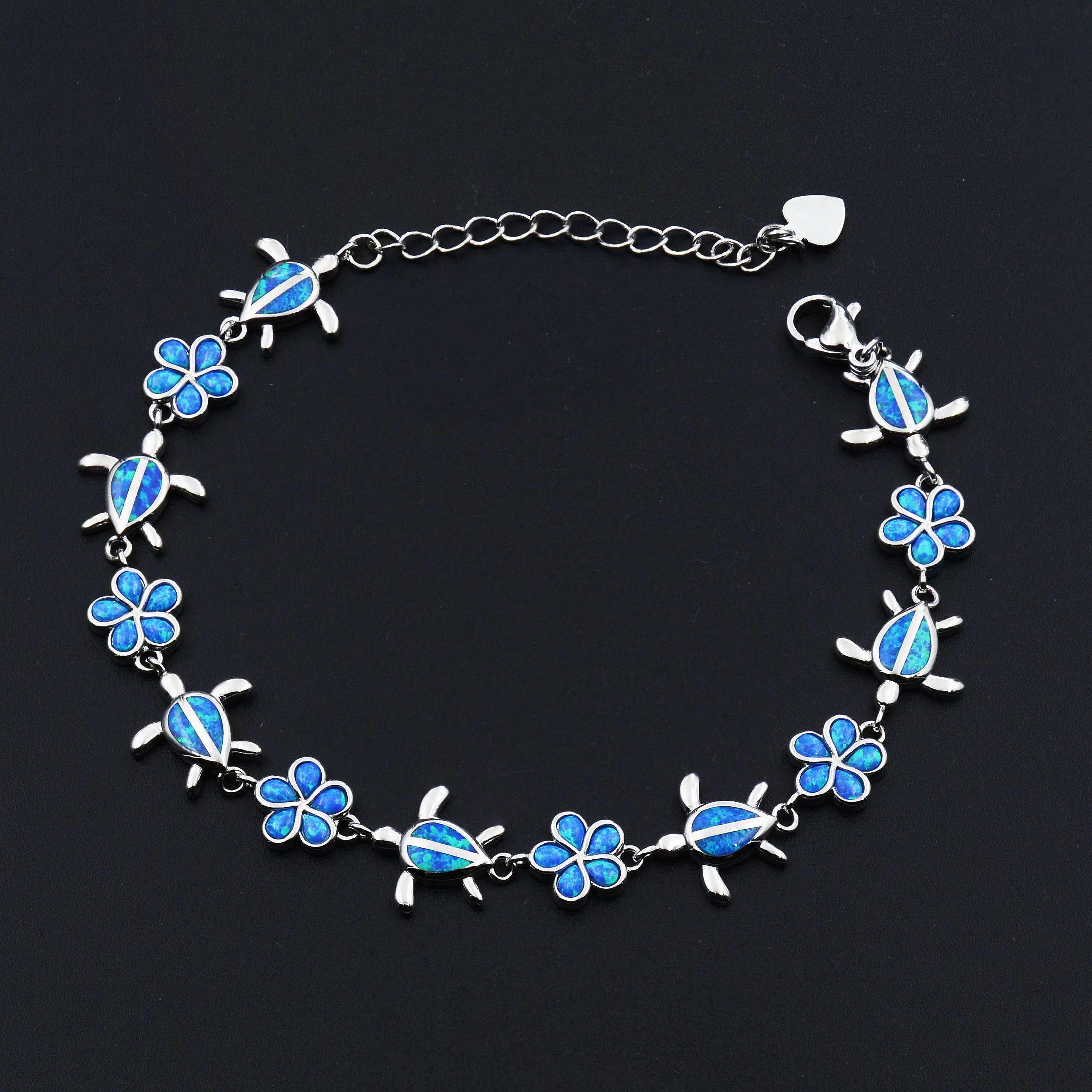 Hawaii Summer Beach Jewelry Flower Sea Turtle Crab Swirl Drop Fire Opal ...
