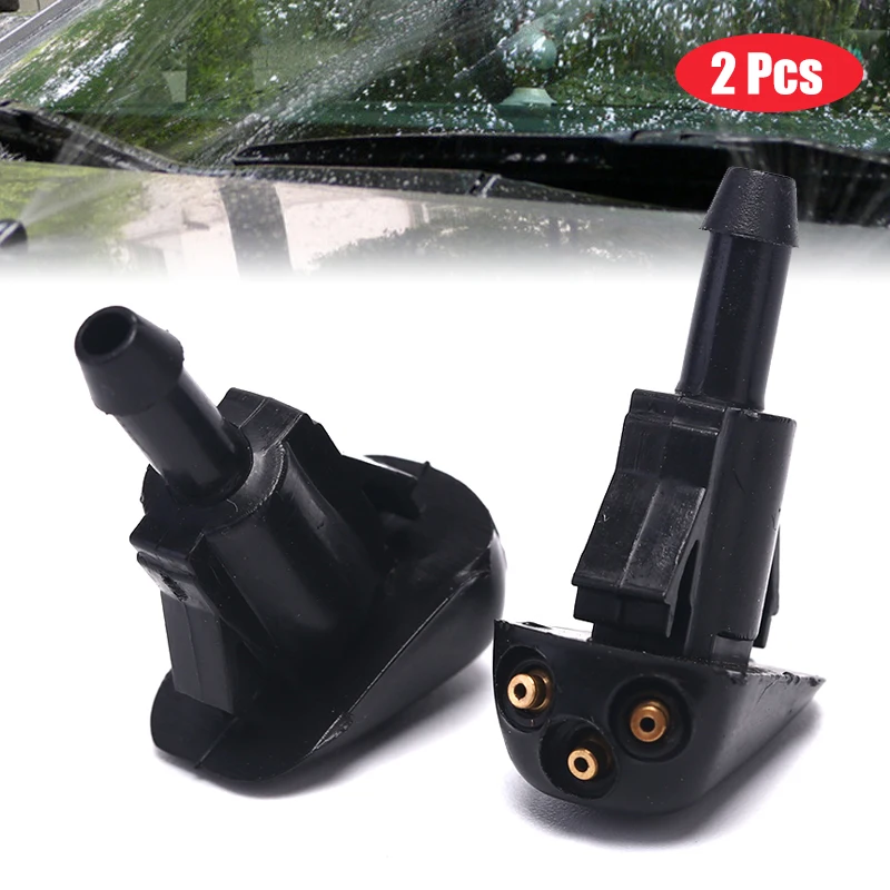 2 Pcs/Set Car Universal Front Windshield Wiper Nozzle Jet Sprayer Kits ...