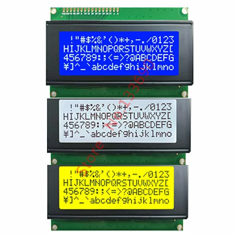 5V LCD Board 2004 20X4 2004A 20X4 Blue Or Yellow Screen LCD2004 Display ...