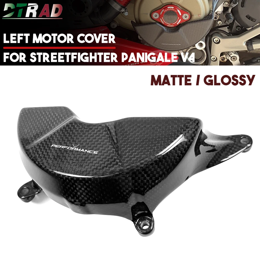 Motorcycle-Carbon-Fiber-Left-Engine-Protection-Cover-For-DUCATI ...