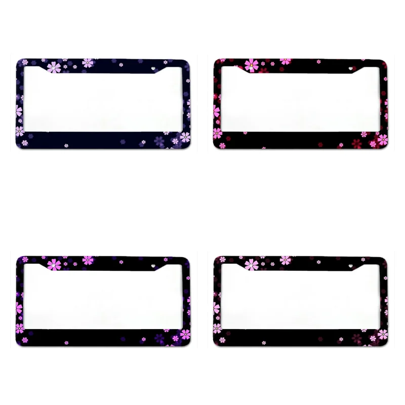 Purple-small-flower-pattern-American-standard-aluminum-alloy-car ...