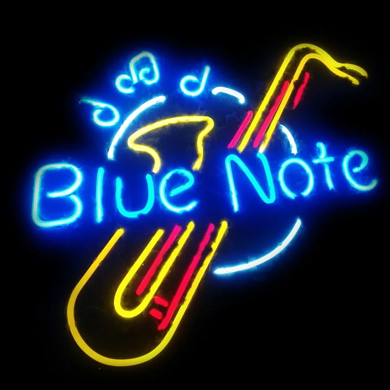 Neon-Sign-for-Blue-Note-Saxophone-Neon-Bulb-sign-handcraft-neon ...