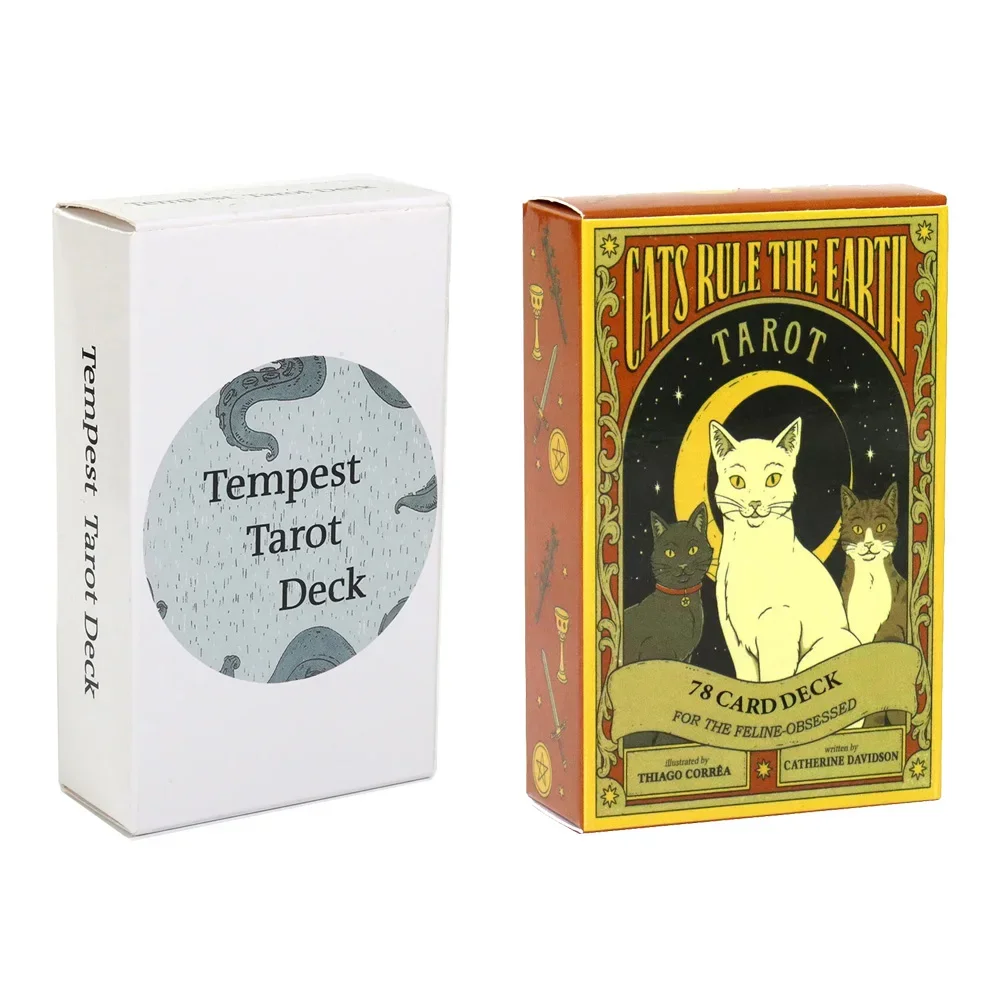 New-78pcs-Tempest-Tarot-Cat-Rule-The-Earth-Tarot-Deck-Card-Game ...
