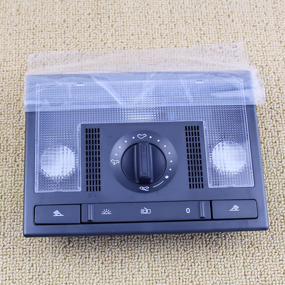 6Q0959613A Black Gray Dome Reading Light Lamp Switch For VW Polo 9N ...