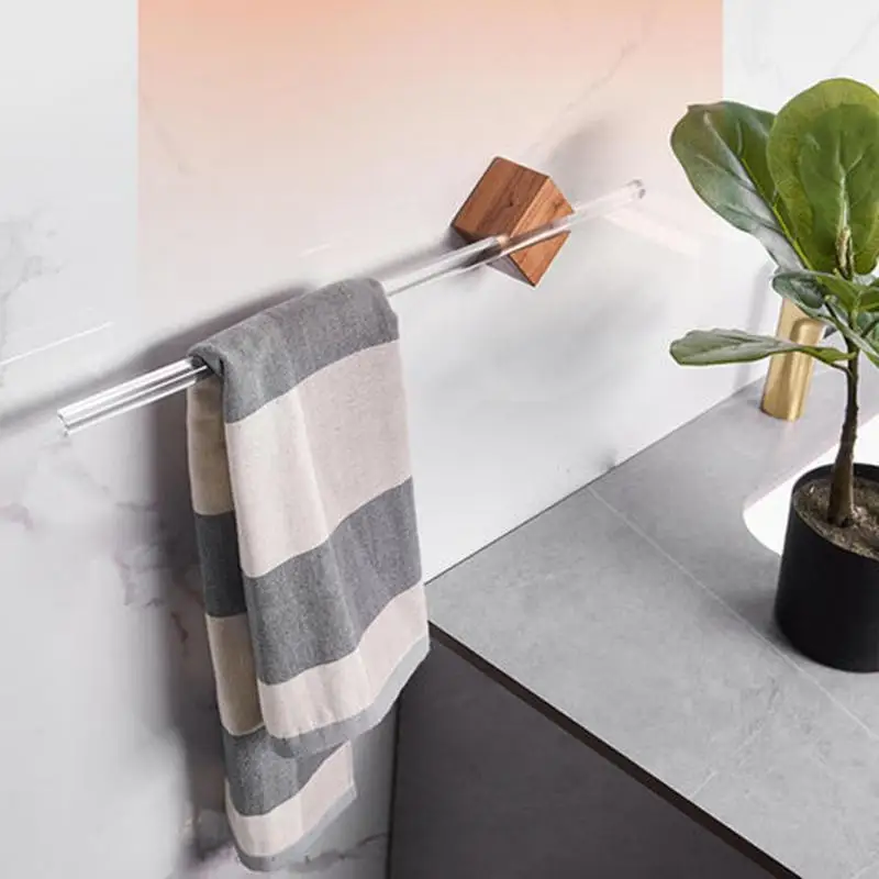 Movable-Towel-Rack-Towel-Hanger-Bath-Towel-Holder-Wall-Towel-Bar-Space ...