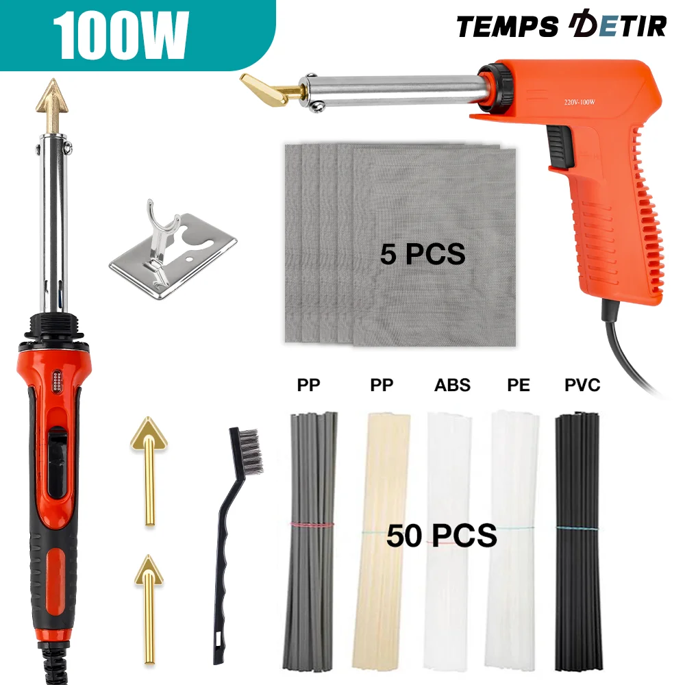 100W-Car-Bumper-Repair-Soldering-Iron-Home-Plastic-Welding-Kit ...