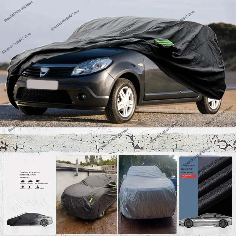 Car Cover for Dacia Sandero 2008-2021 210D Outdoor Full Car Cover All ...