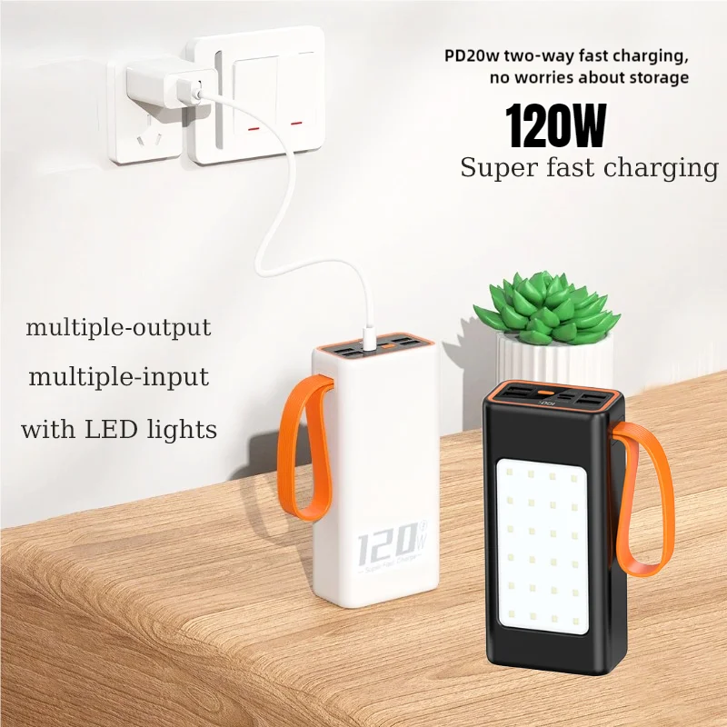 50000mAh 22.5W Portable Power Bank USB C PD20W Fast Charger 30000mAh ...