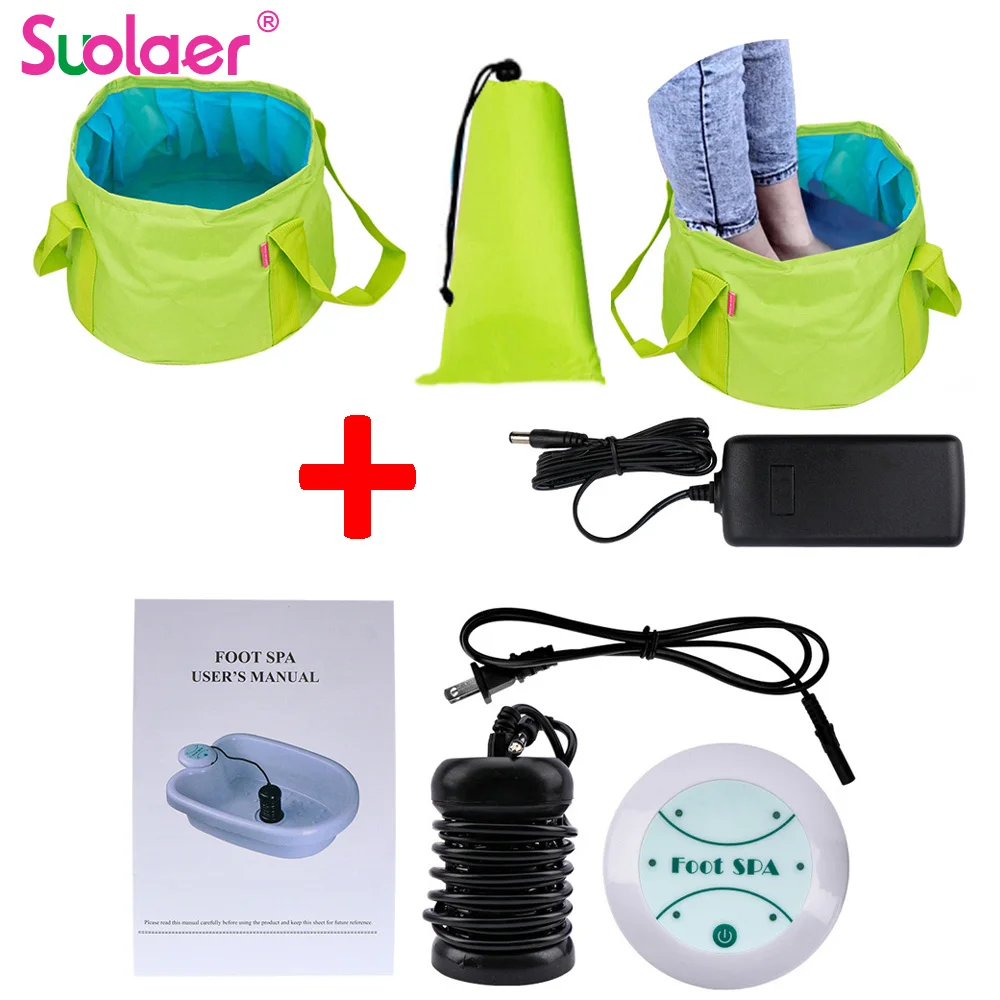 Ionic Detox Massage Machine Foot Bath With Foot Sap Massage Ion Cleanse ...