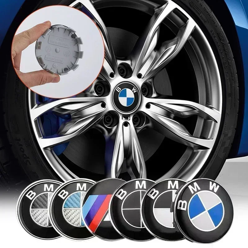 56/68mm Auto Hub Caps for BMW 3 5 7 Series M M3 M5 M6 F01 F20 F10 X5 ...