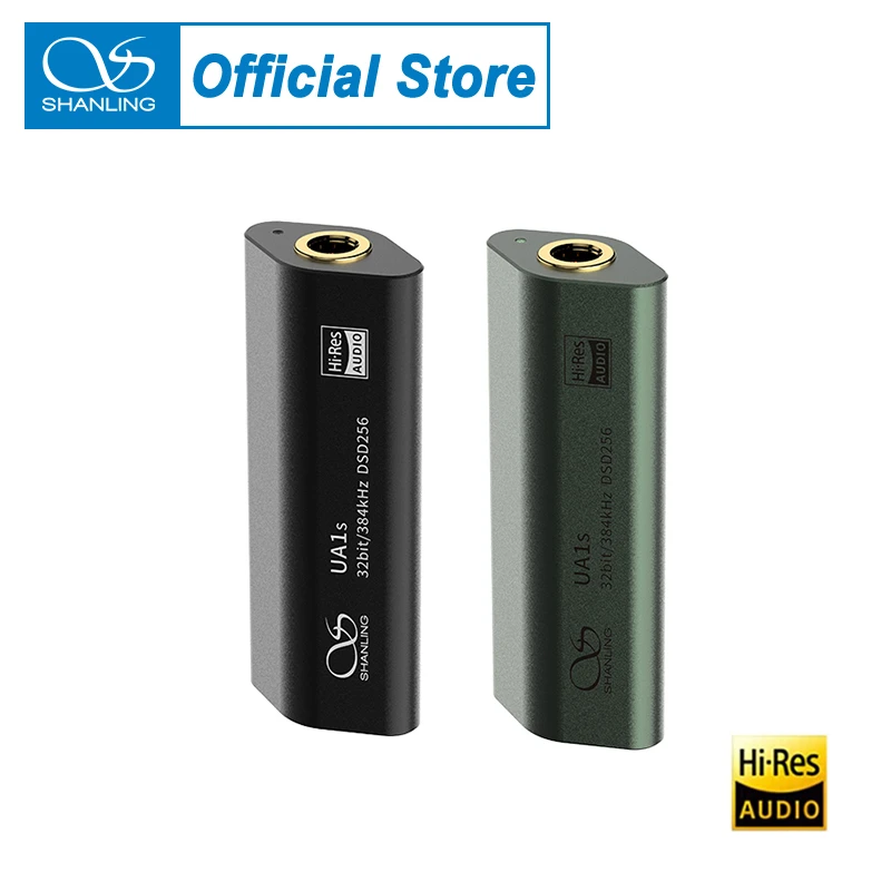 SHANLING-UA1s Amp USB DAC, Chip ES9219C, Tipo C para 3,5mm, Cabo de ...