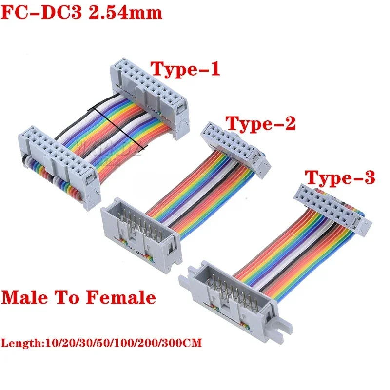 FC-to-DC3-2-54MM-Pitch-IDC-Color-Flat-LED-Screen-Connection-JTAG ...