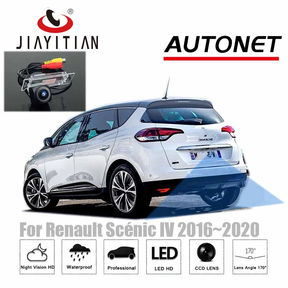 JIAYITIAN-Rear-View-Camera-For-Renault-Scenic-4-IV-2016-2020-CCD-Night ...