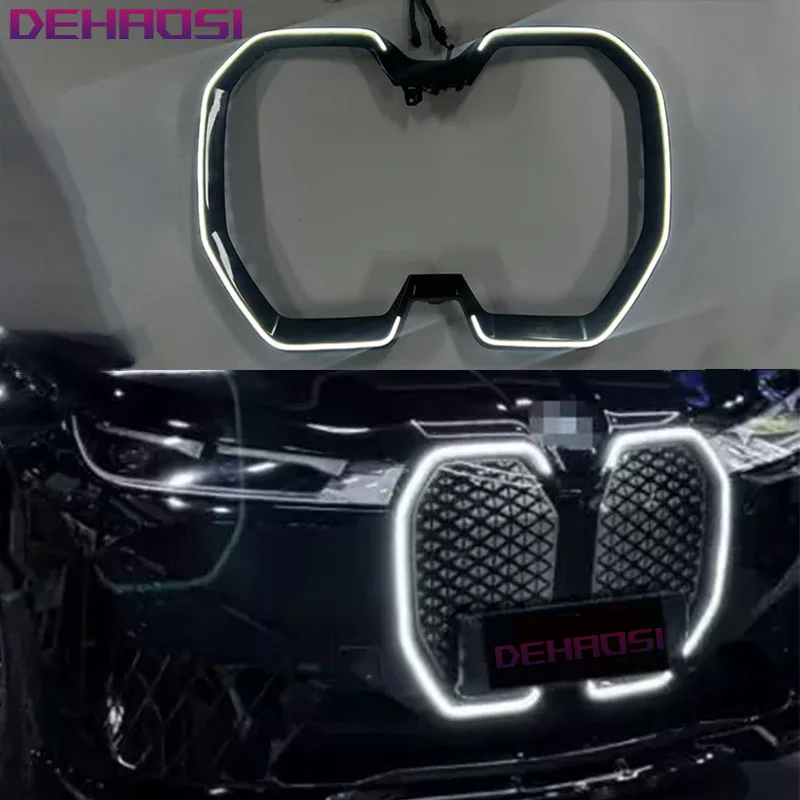 For BMW New iX 2022-2026 IX LED 1PCS Light Grille Style Kidney Grille ...