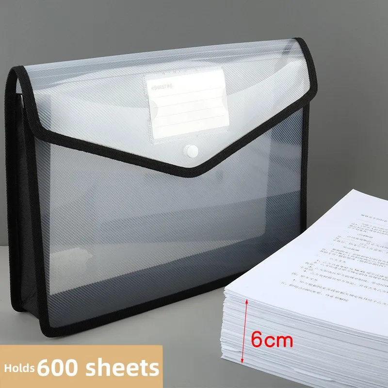A4-Transparent-Large-File-Bag-Stationery-Storage-Folder-Portable ...
