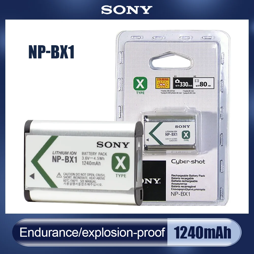 Original Sony NP-BX1 NP BX1 NPBX1 Rechargeable Battery For Sony RX100 ...