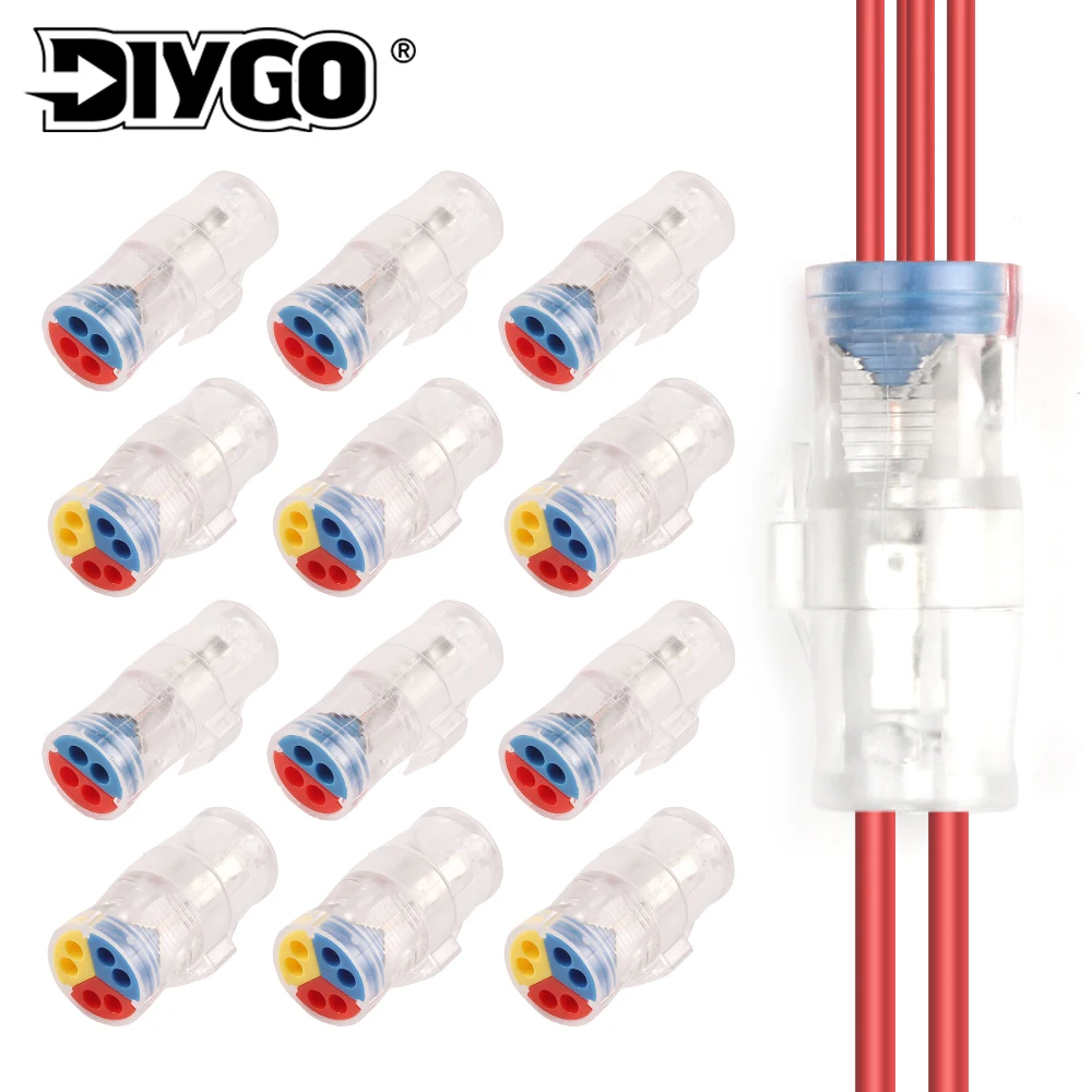 5PCS Docking Quick Wiring Connectors Universal Push-In Terminal Block ...