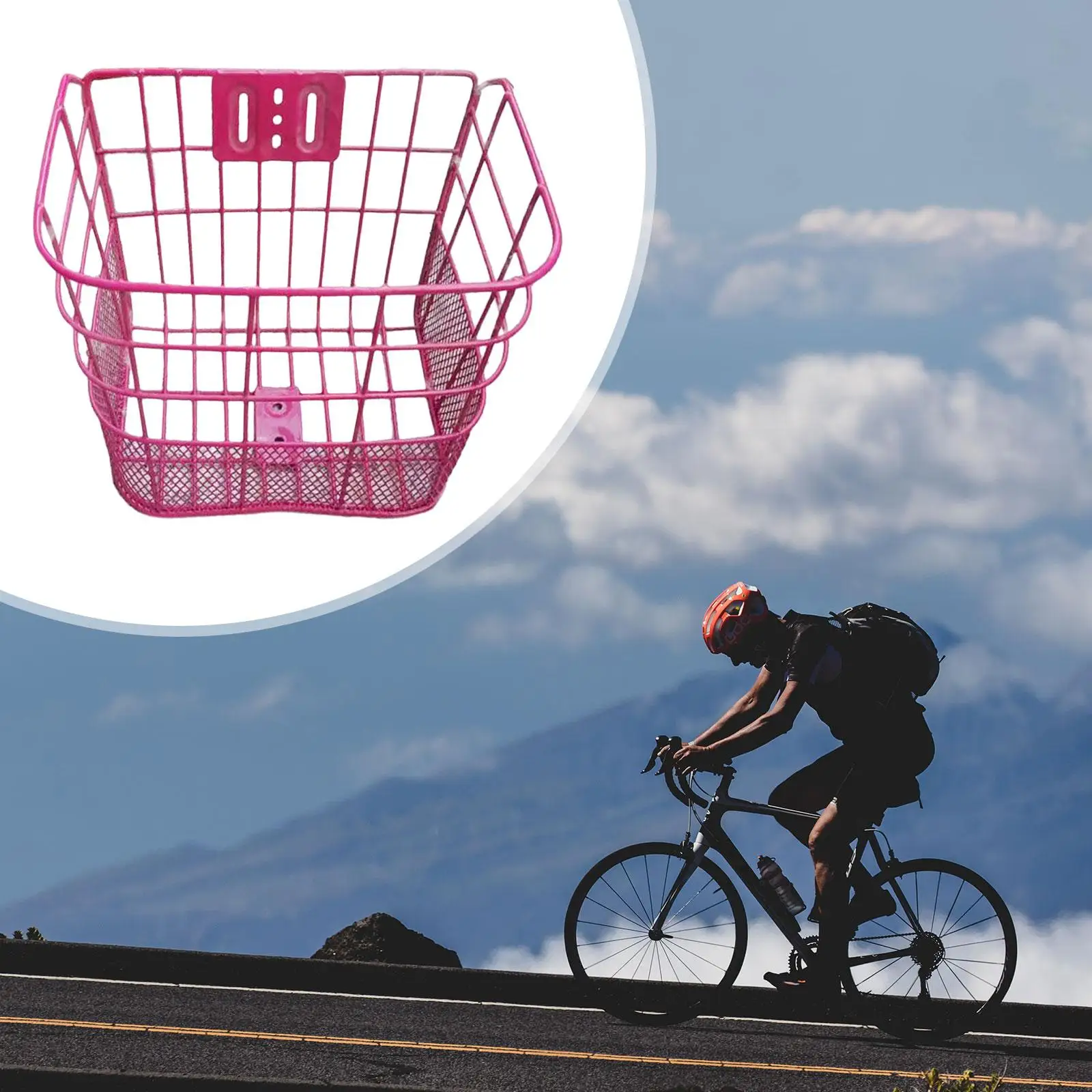 Children-Bike-Baskets-Metal-Carrier-Pannier-Front-Handlebar-Basket-for ...