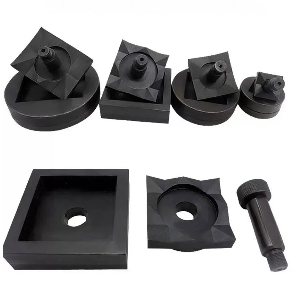 Troquel de perforación hidráulica SYK-8/15, molde rectangular de acero inoxidable, troquel de ...