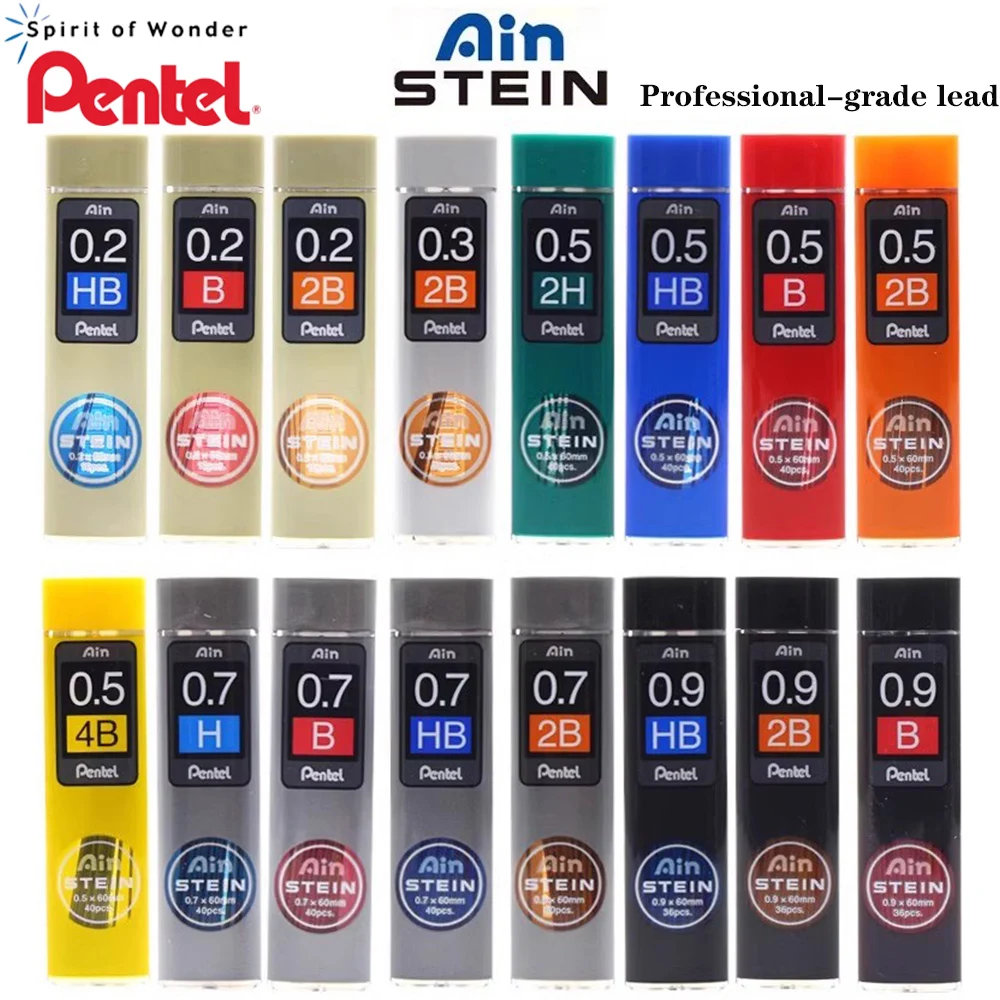 Pentel-Mechanical-Pencil-Lead-Graphite-Core-Autom-tico-0-2-0-9mm-Jap-o ...
