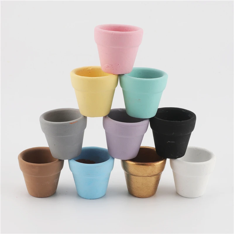 1-Piece-Mini-Teeny-Colourful-Terracotta-Pot-Clay-Ceramic-Pottery ...